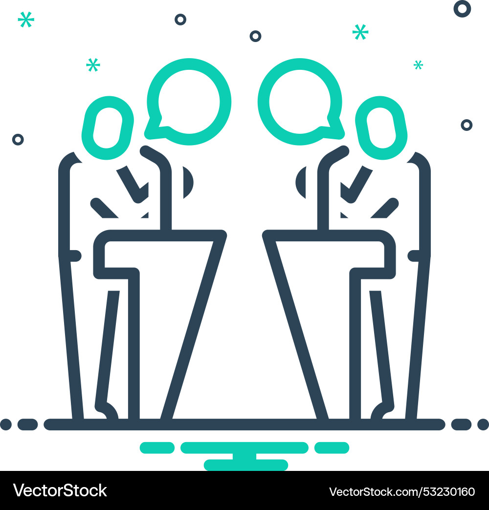 Debate Royalty Free Vector Image - VectorStock