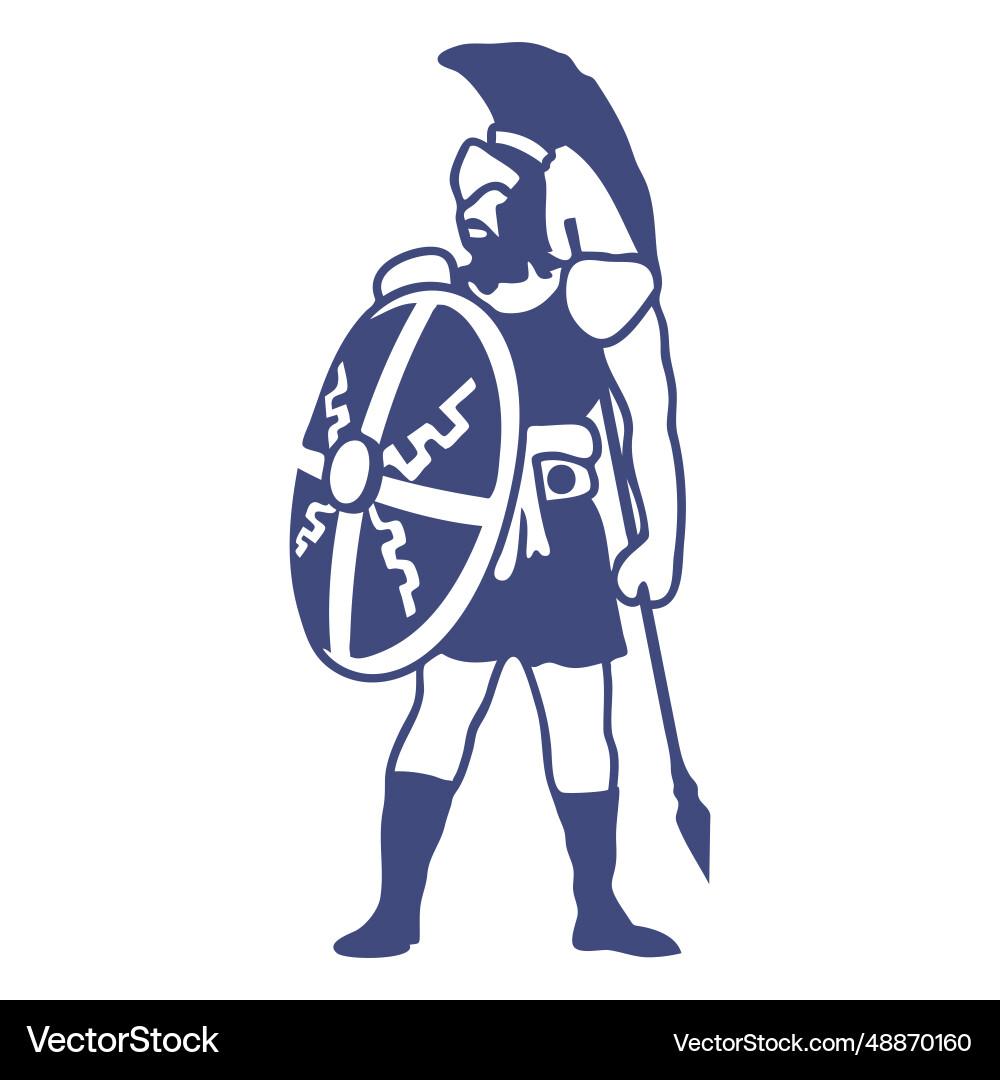 Greek god ares Royalty Free Vector Image - VectorStock