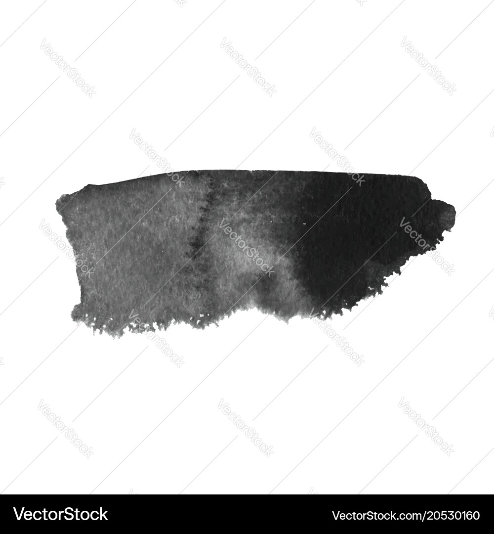 Grunge ink pen stroke Royalty Free Vector Image