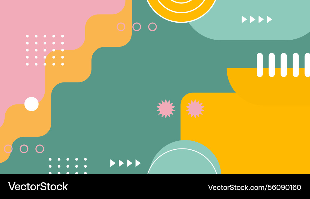 Modern abstract geometric background with bold Vector Image