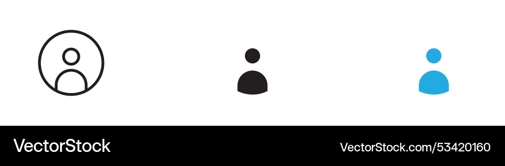 Placeholder icon thin line Royalty Free Vector Image