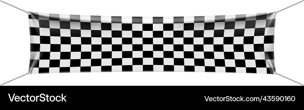 Realistic banner with transparent pattern promo Vector Image