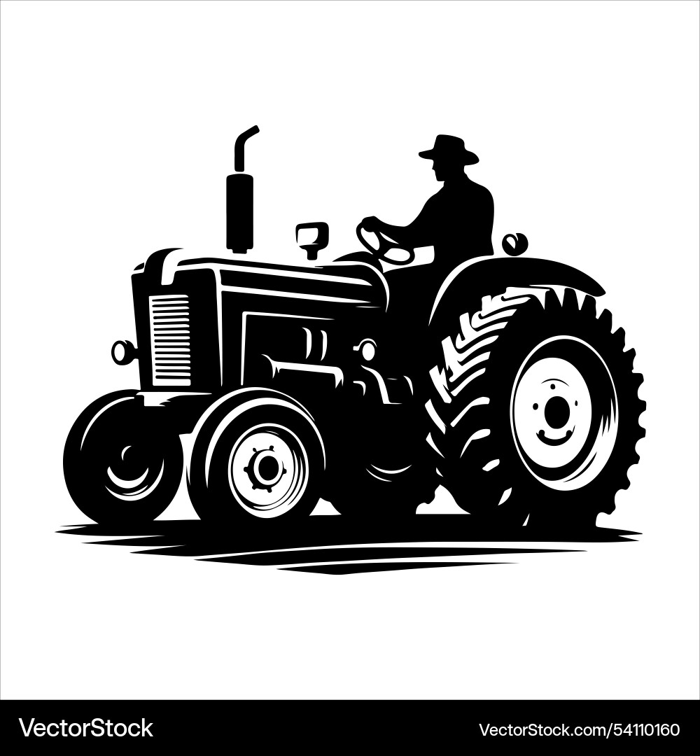 Tractor file Royalty Free Vector Image - VectorStock