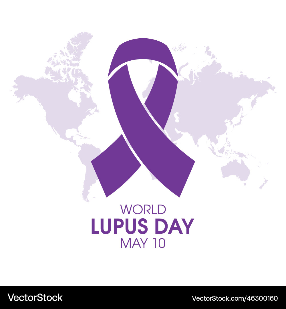 World lupus day poster Royalty Free Vector Image