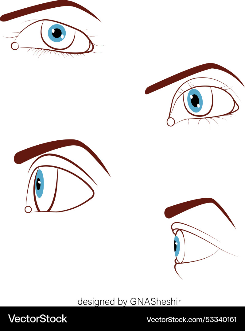 A eye Royalty Free Vector Image - VectorStock