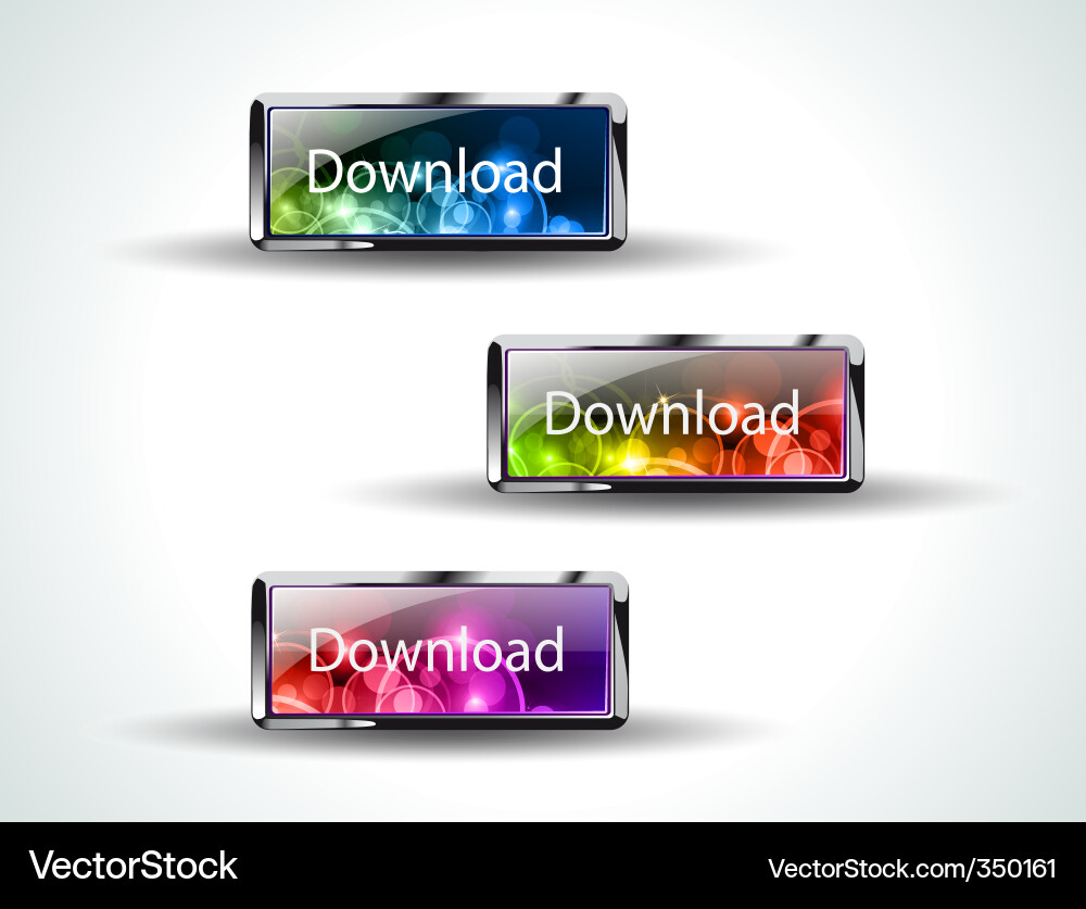 Download buttons Royalty Free Vector Image - VectorStock