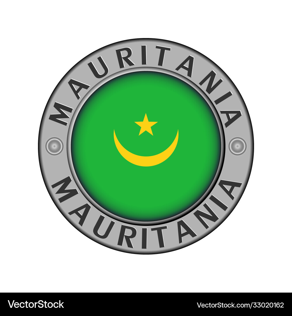 Medallion with name country Royalty Free Vector Image