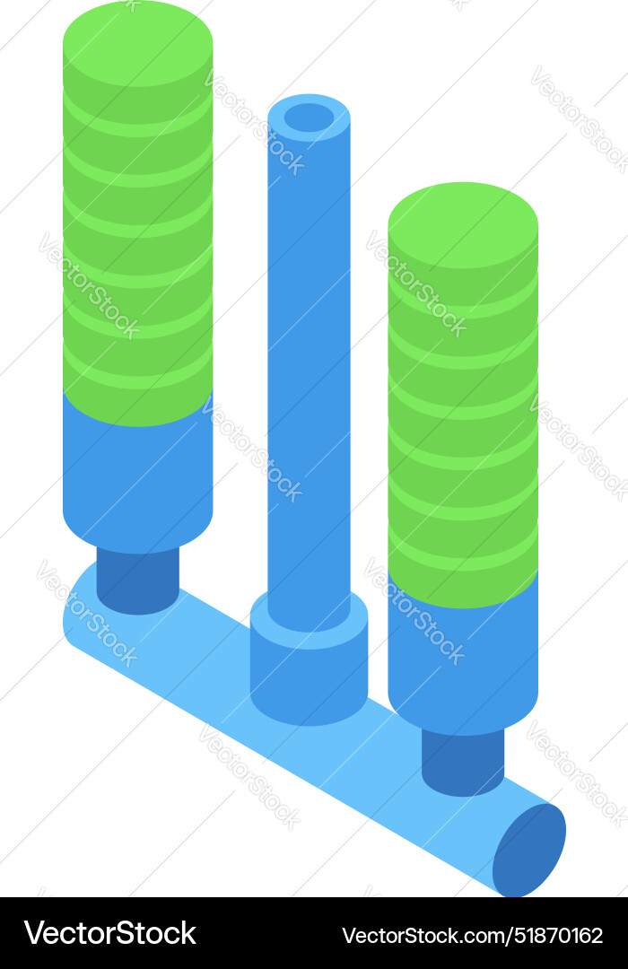 Water purification system removing toxic waste Vector Image