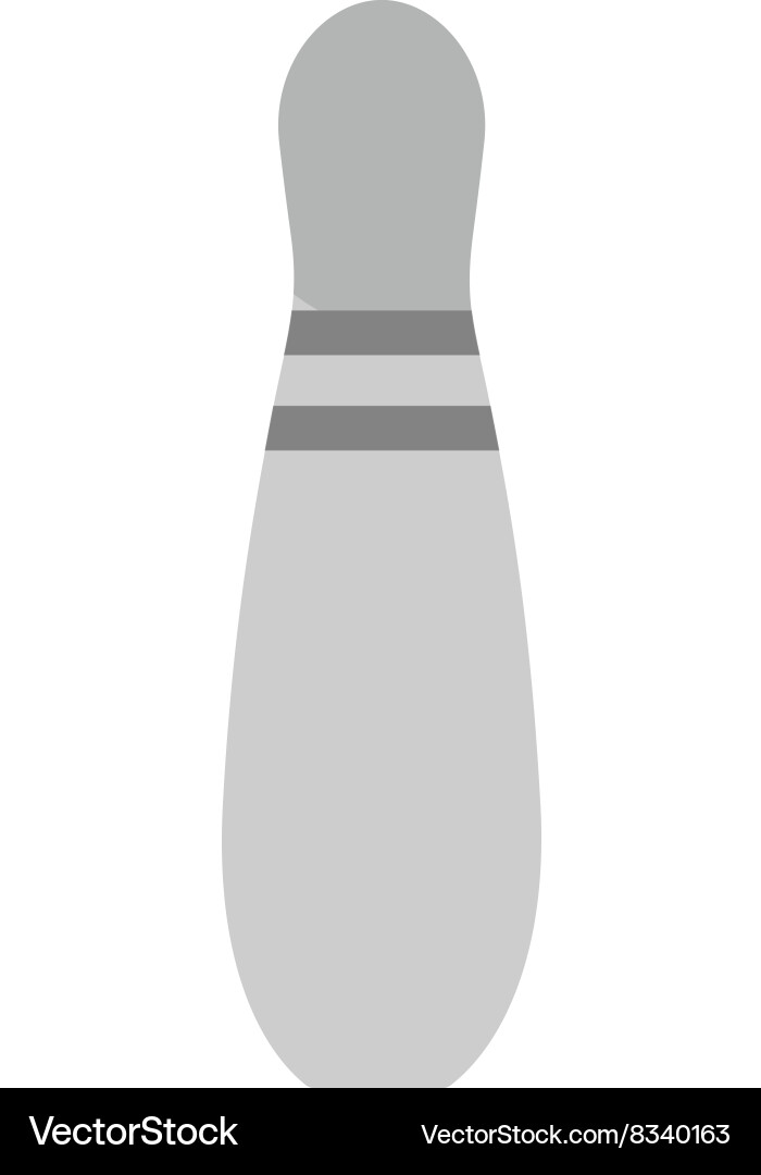 Bowling pin Royalty Free Vector Image - VectorStock