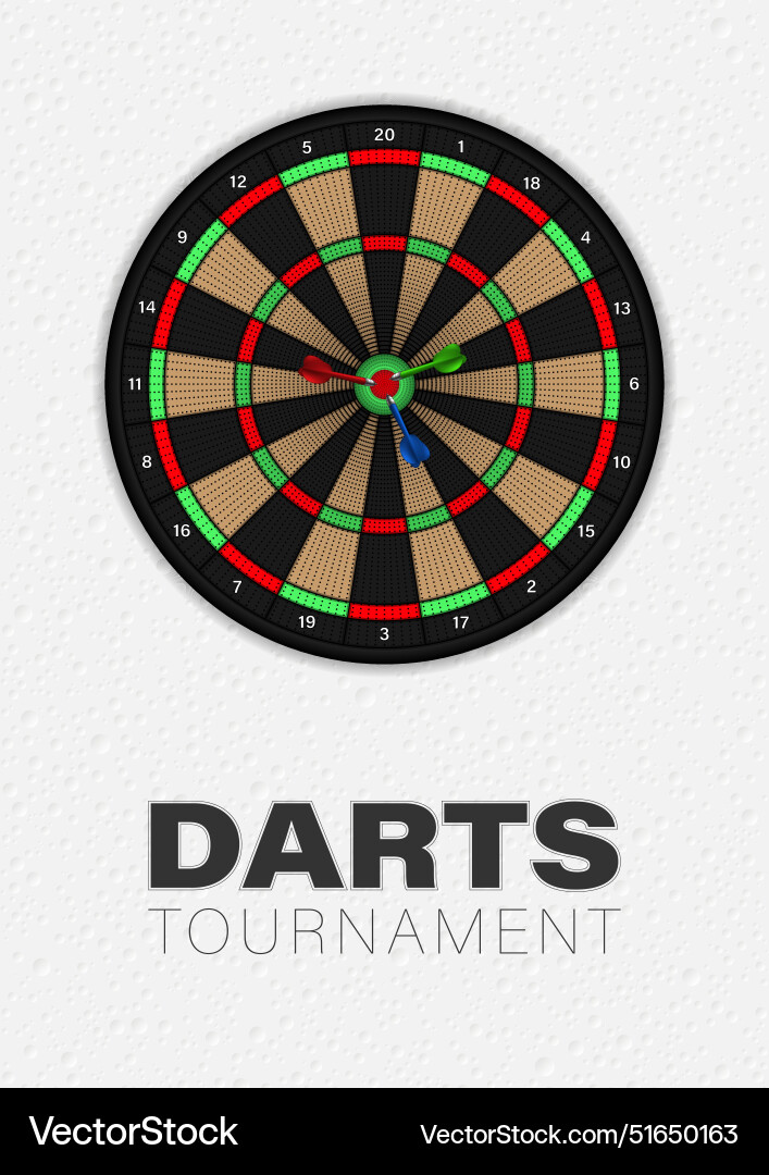 Darts Royalty Free Vector Image - VectorStock