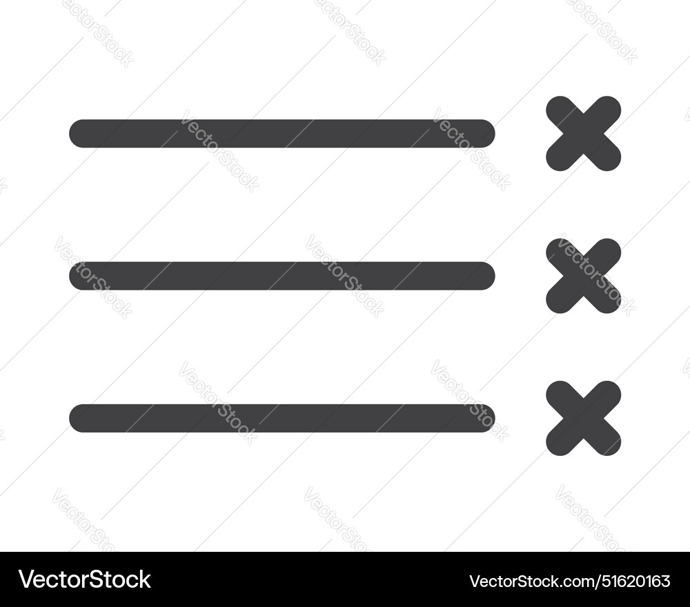 Hamburger menu icon buttons for website ui Vector Image