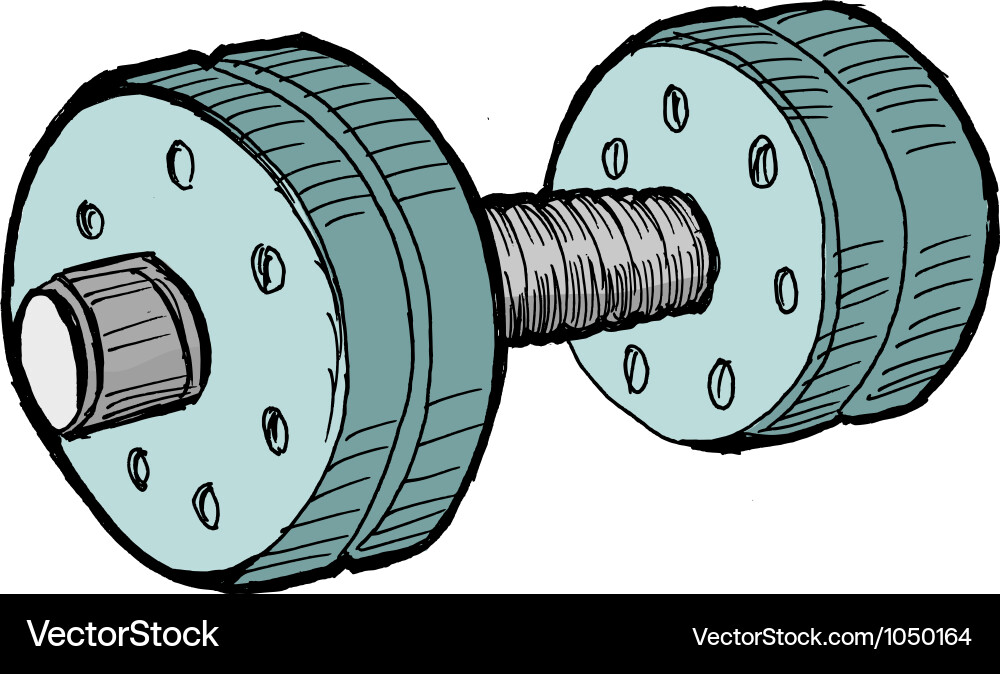 Dumbbell Royalty Free Vector Image - VectorStock