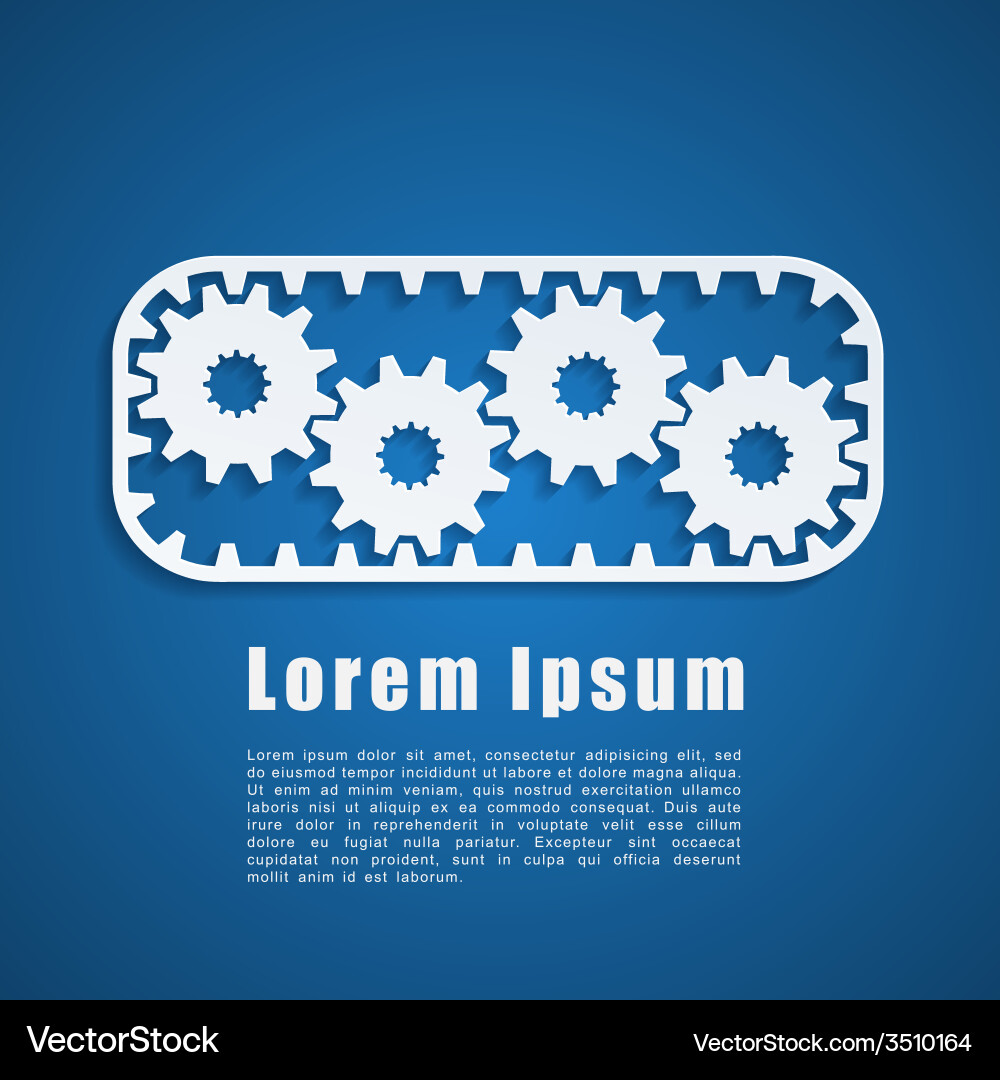 Gears Royalty Free Vector Image - VectorStock