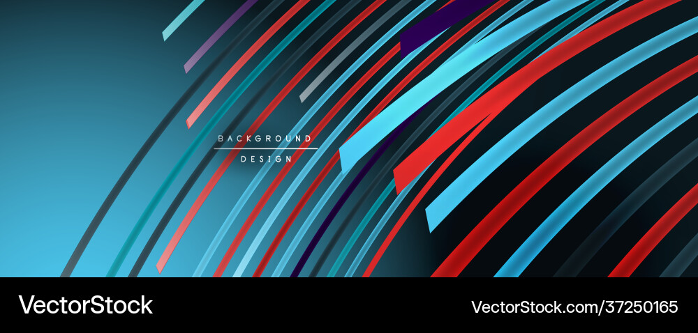 Abstract colorful lines background Royalty Free Vector Image