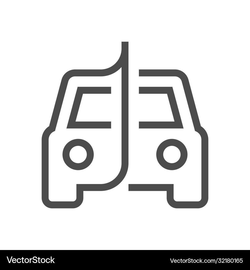 Auto-Film-Wrap-Symbol Lizenzfreies Vektorbild