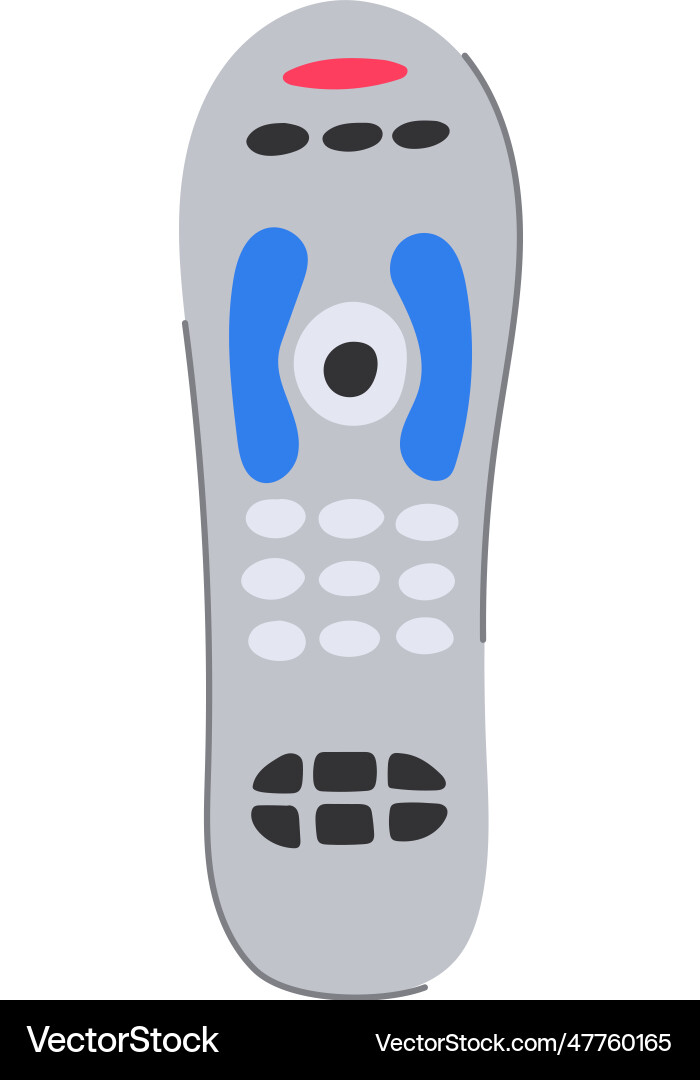Technology tv remote cartoon Royalty Free Vector Image