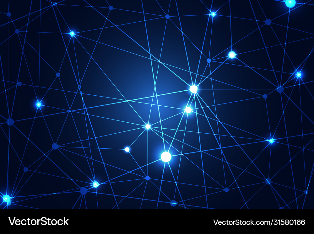 Abstract technology concept digital link Vector Image