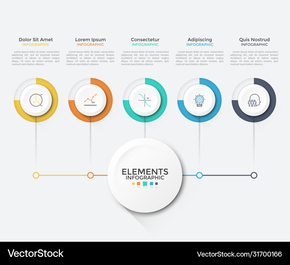 Creative infographic template Royalty Free Vector Image