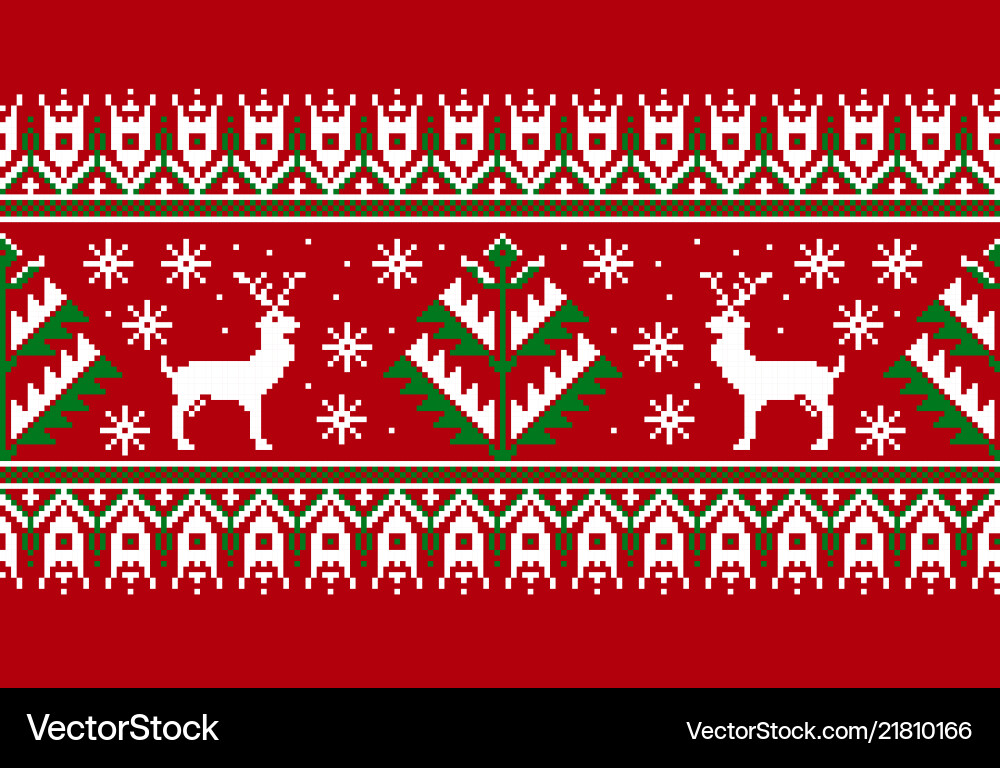 Folk seamless pattern Royalty Free Vector Image