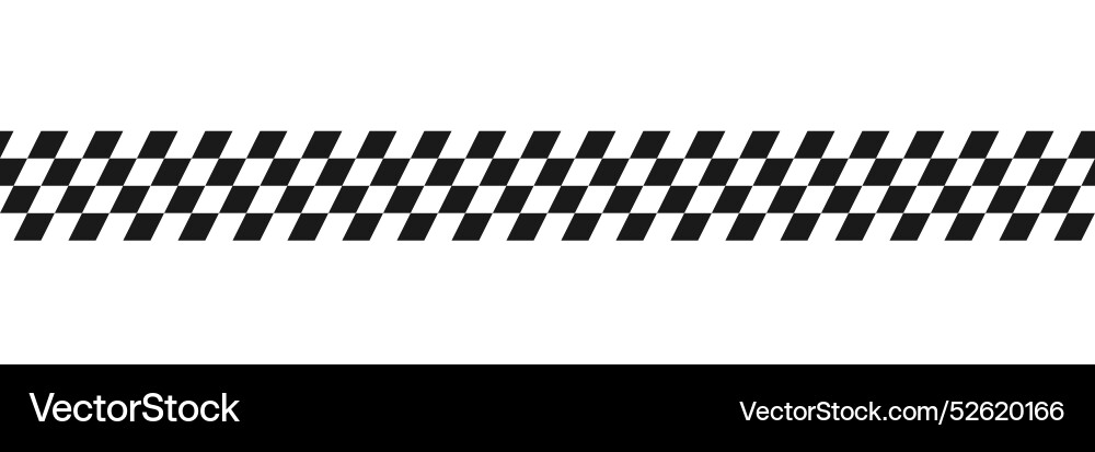 Race checker flag seamless pattern black and Vector Image