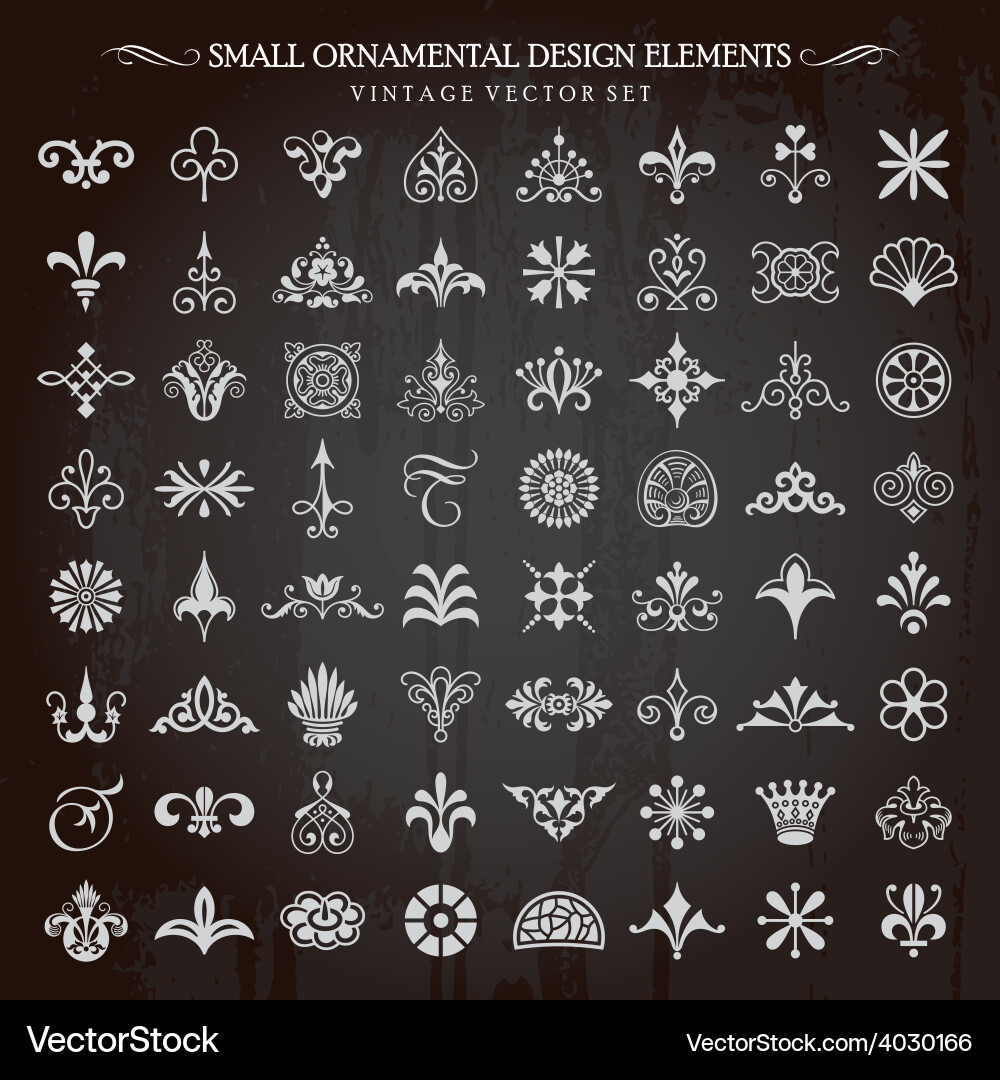 Small design elements Royalty Free Vector Image