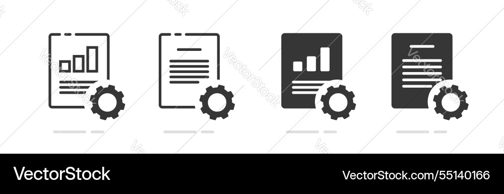 Tax optimization business form simple icon line Vector Image