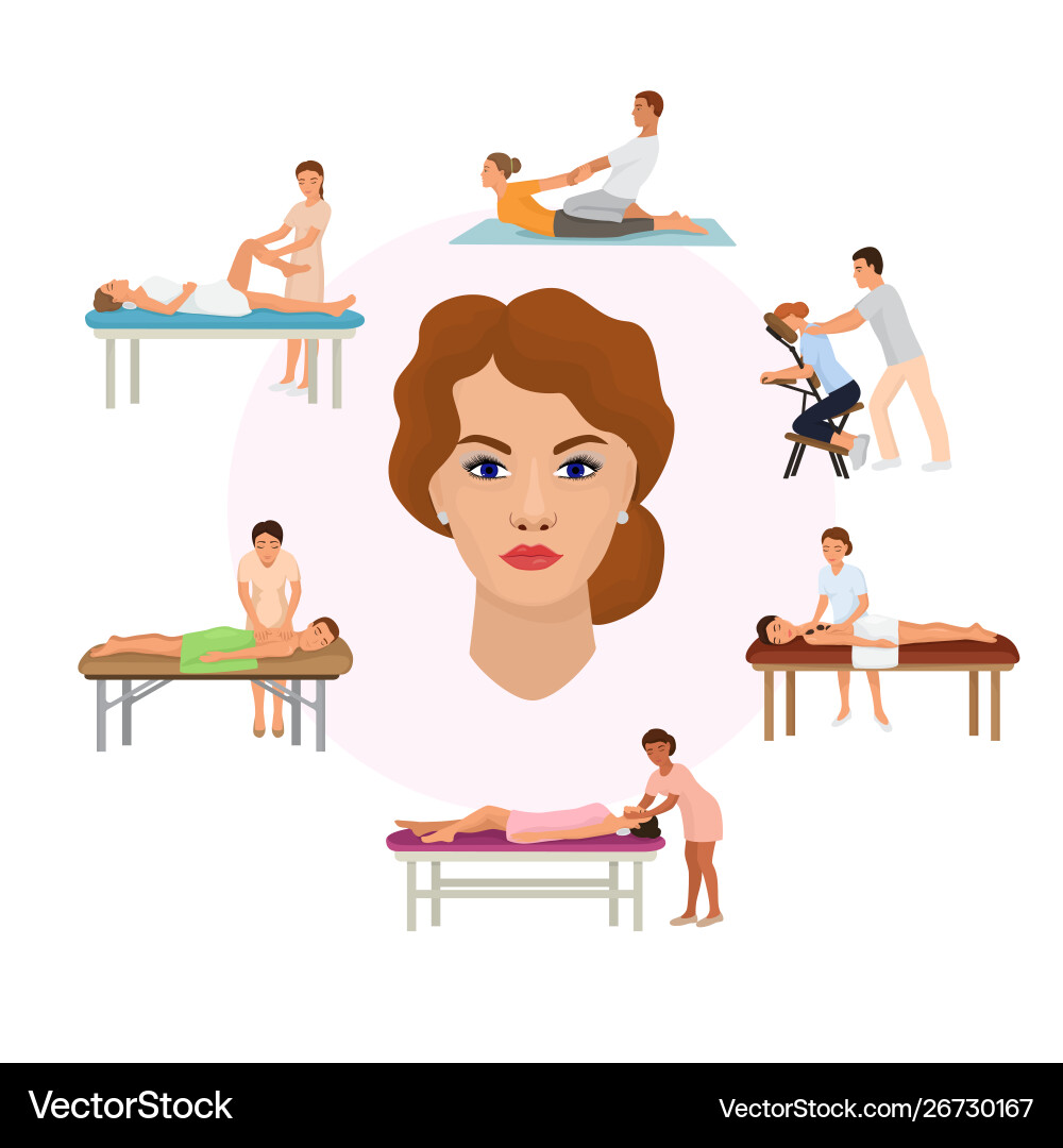 Spa Massage Clipart