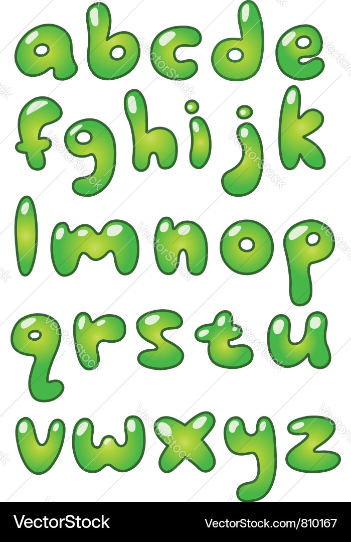 Lowercase Bubble Letter Alphabet Bubble Alphabet Uppercase Editable