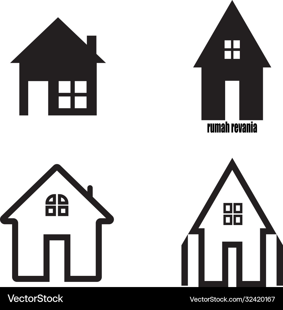 Property logo template Royalty Free Vector Image