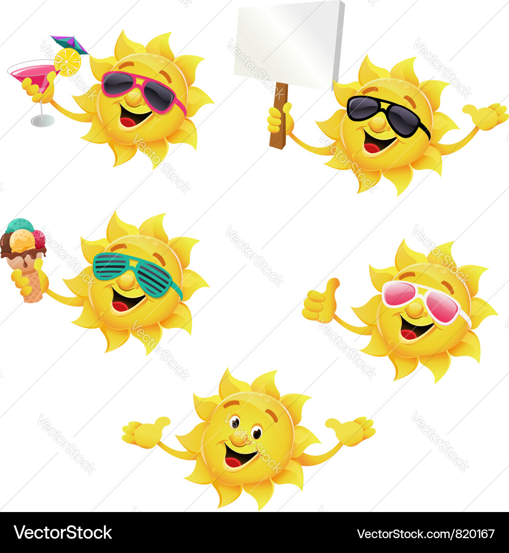 Vacation Emoji Vector Images (over 1,200)