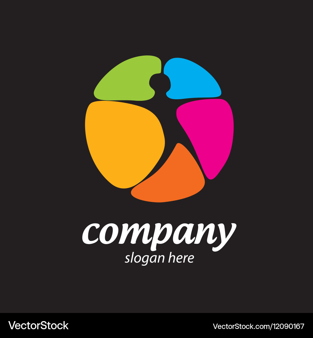 Star man logo Royalty Free Vector Image - VectorStock