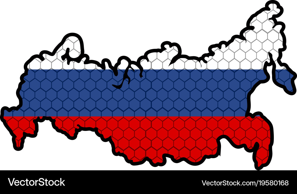 Map of russia Royalty Free Vector Image - VectorStock