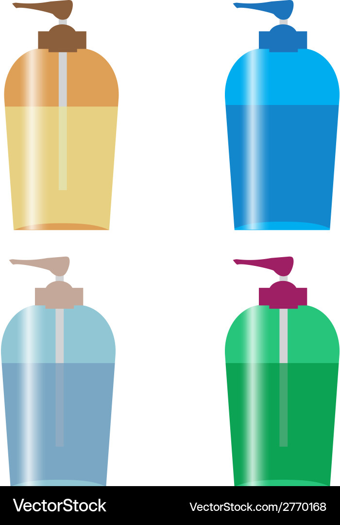 Pump bottle Royalty Free Vector Image - VectorStock