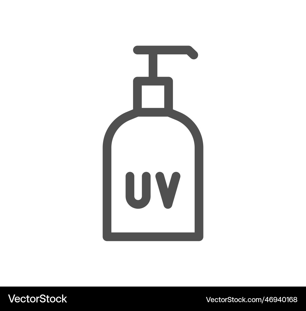 Sun protection related icon Royalty Free Vector Image