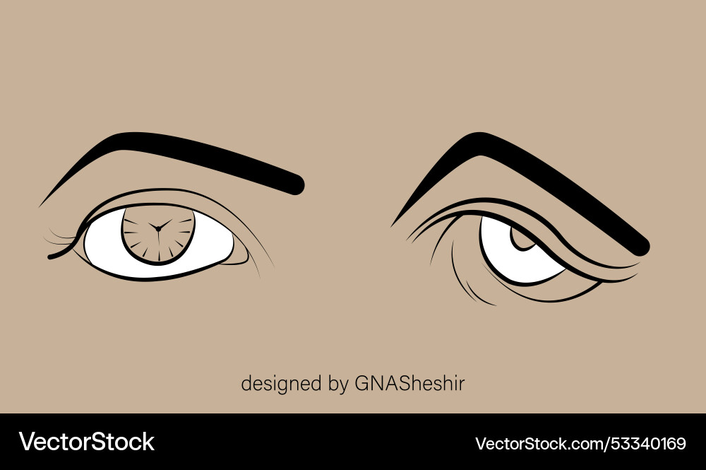 Eyes Royalty Free Vector Image - VectorStock