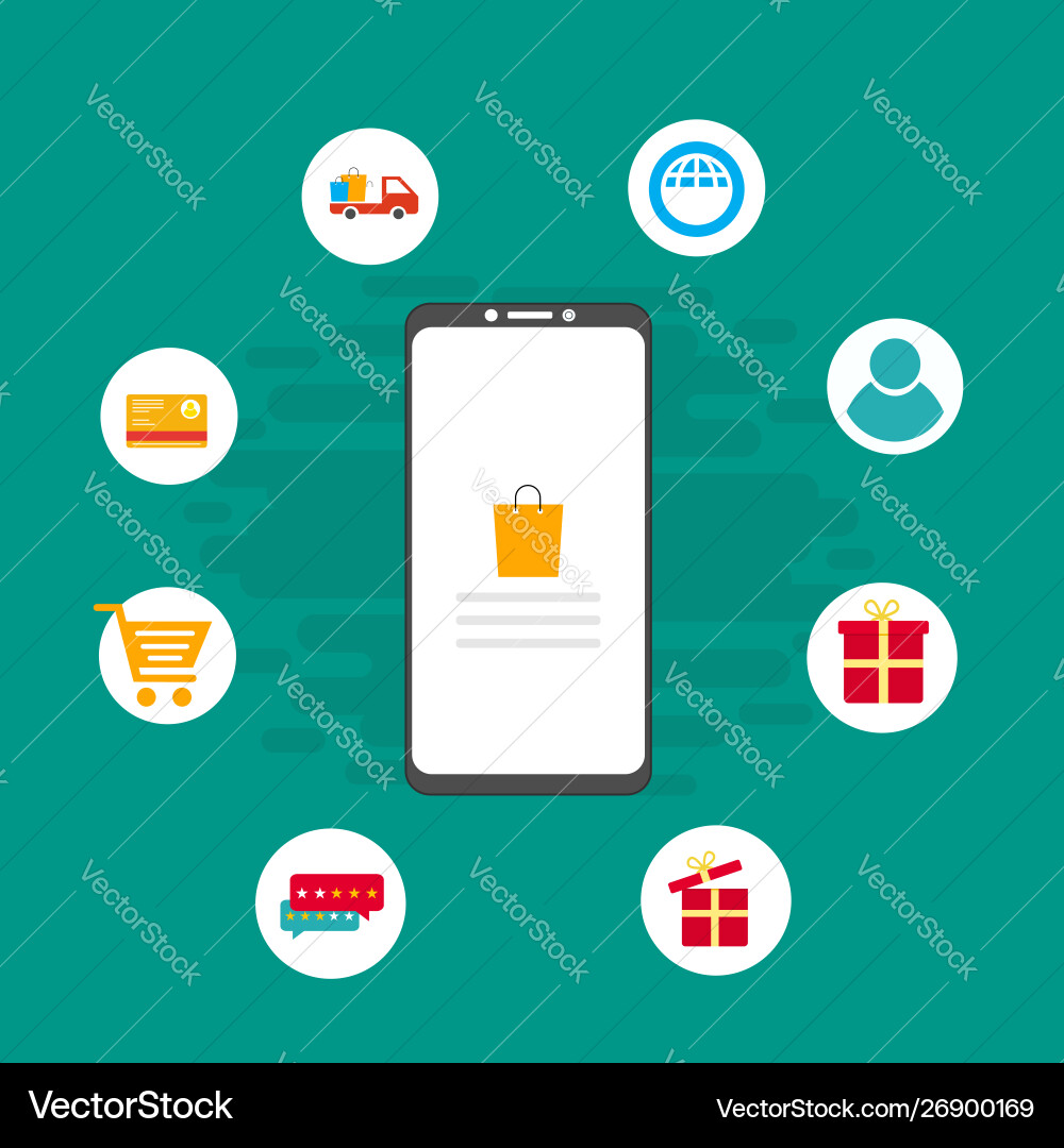 Modern flat design people and business concept Vector Image