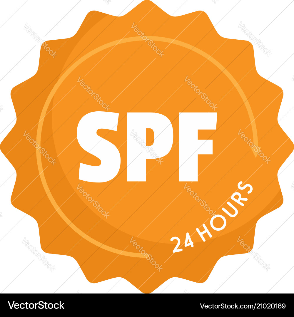 Spf logo flat style Royalty Free Vector Image - VectorStock