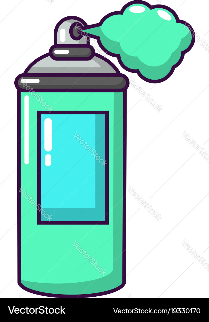 Spray paint icon cartoon style Royalty Free Vector Image