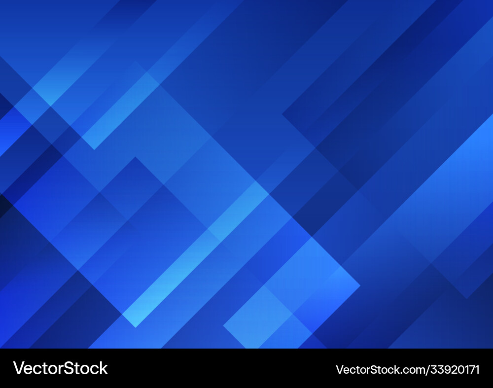 Abstract blue geometric shape overlay layer Vector Image