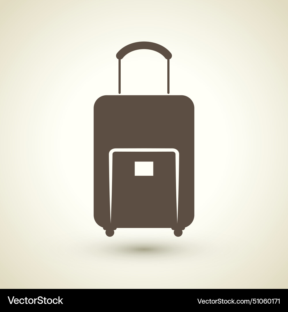 Baggage icon Royalty Free Vector Image - VectorStock