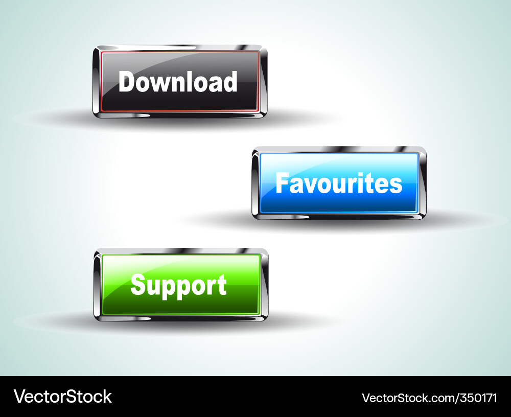 Download buttons Royalty Free Vector Image - VectorStock