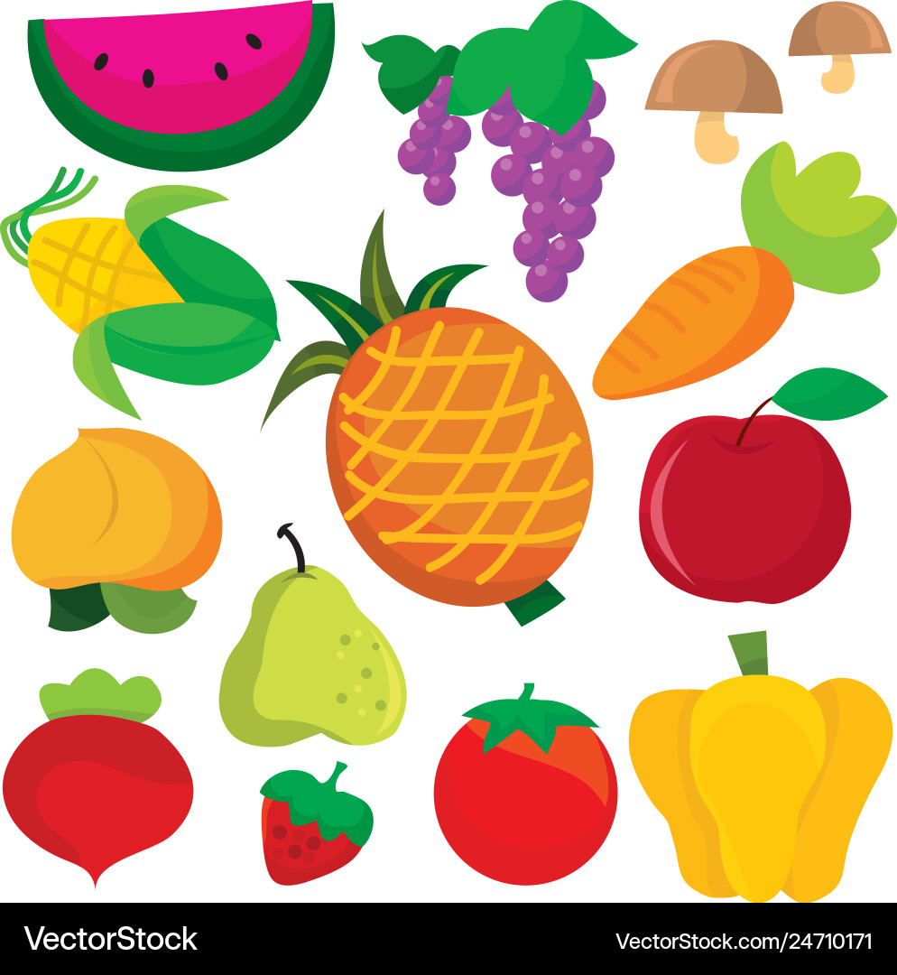 Fruits Royalty Free Vector Image - VectorStock