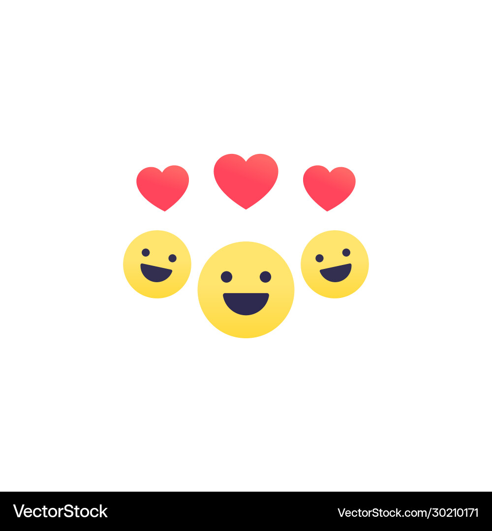 Happy customers clients icon Royalty Free Vector Image