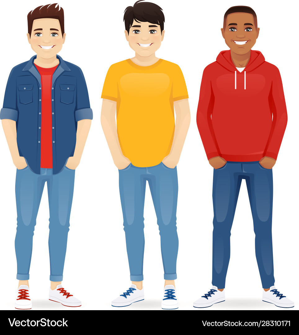 3 Guys Vector Images (over 1,300)