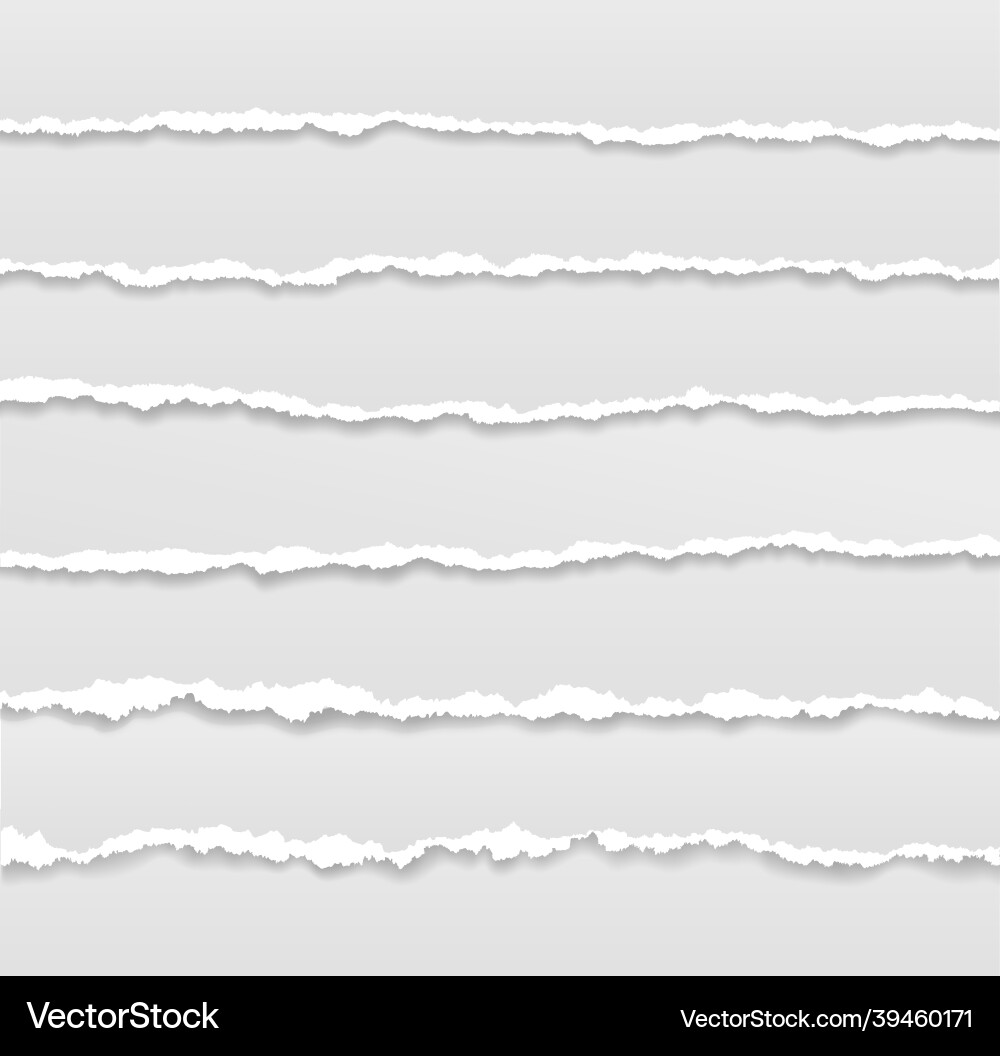 Ripped Paper Edges Royalty Free Vector Image - VectorStock