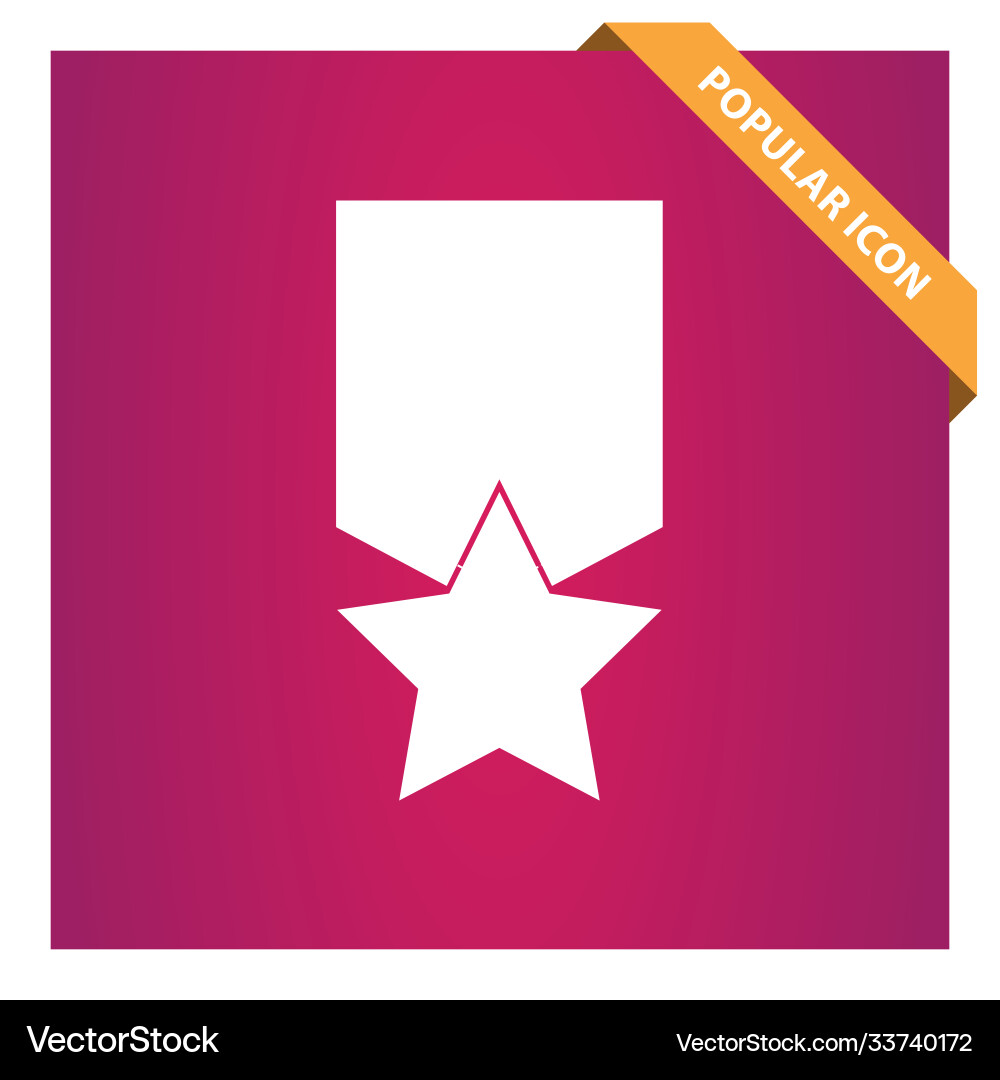 Award icon for web and mobile Royalty Free Vector Image
