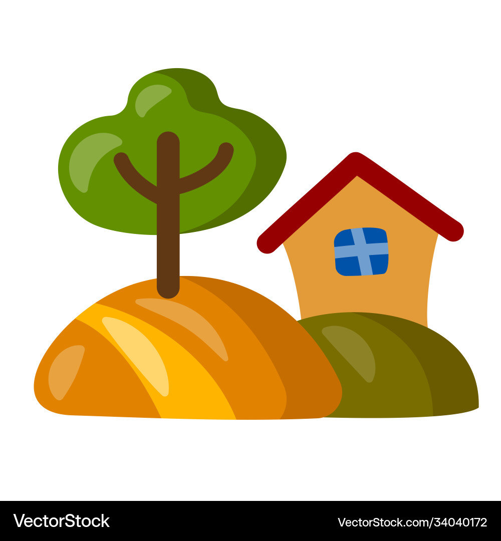 Country house icon Royalty Free Vector Image - VectorStock