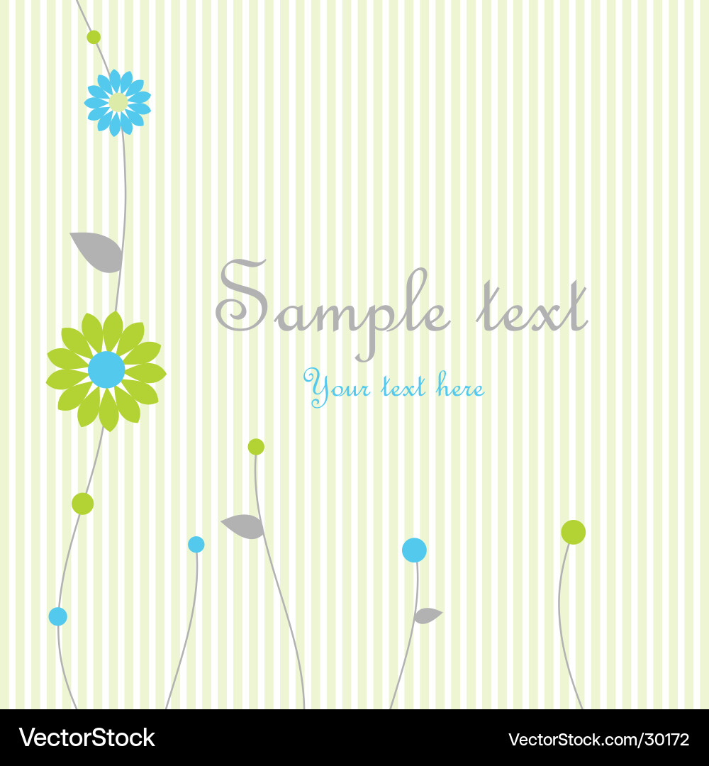 Greeting card Royalty Free Vector Image - VectorStock