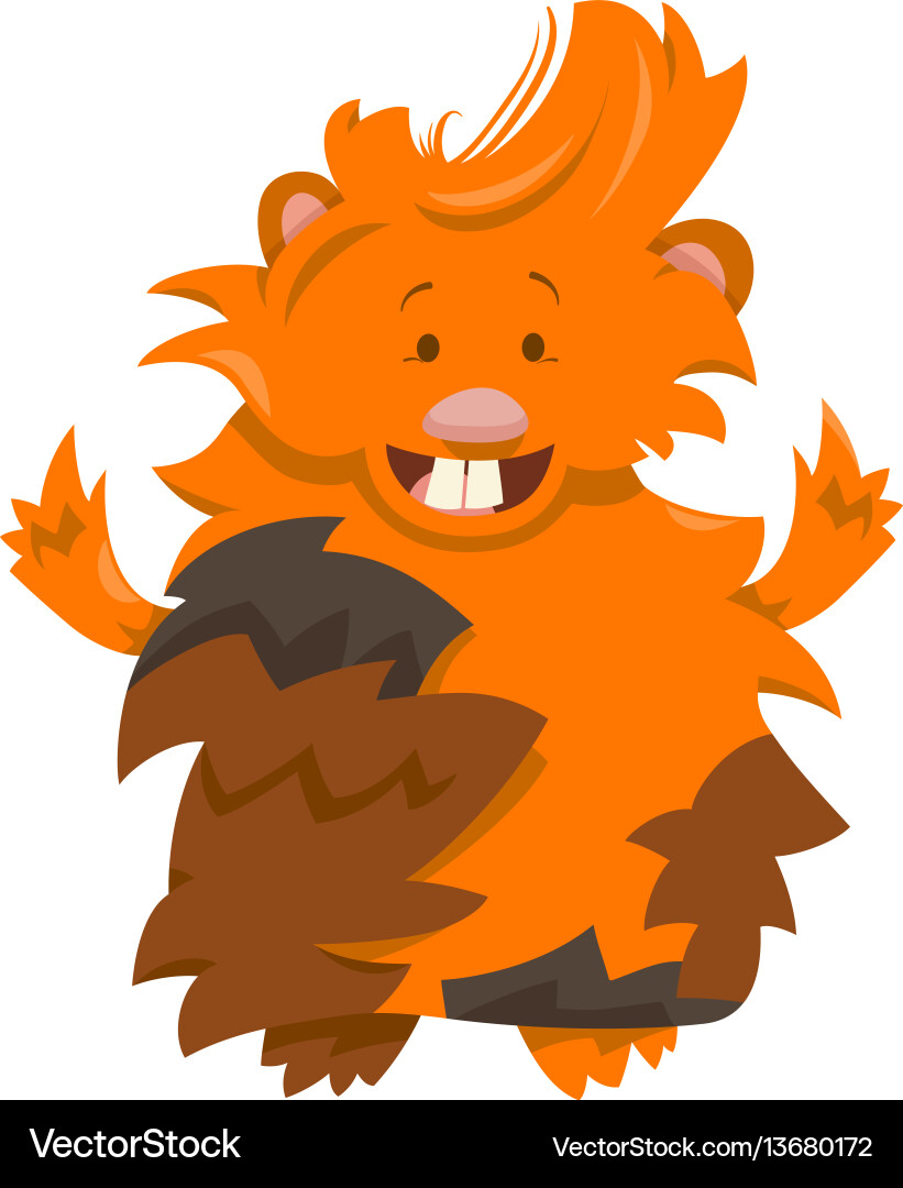 Guinea pig cartoon character Royalty Free Vector Image