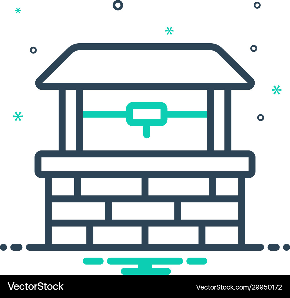 Well Royalty Free Vector Image - VectorStock